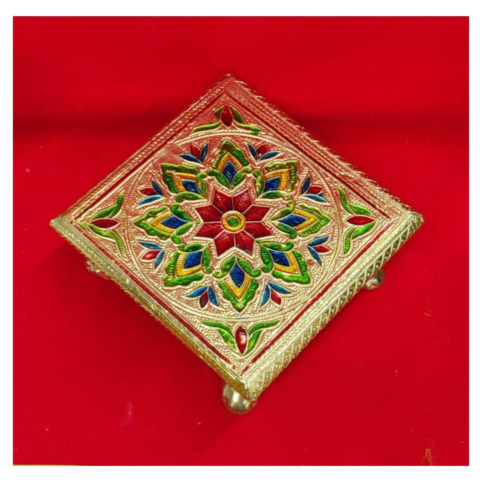 Handmade Oxidized Bajot Handcrafted Chowki Indian Bajot - Etsy