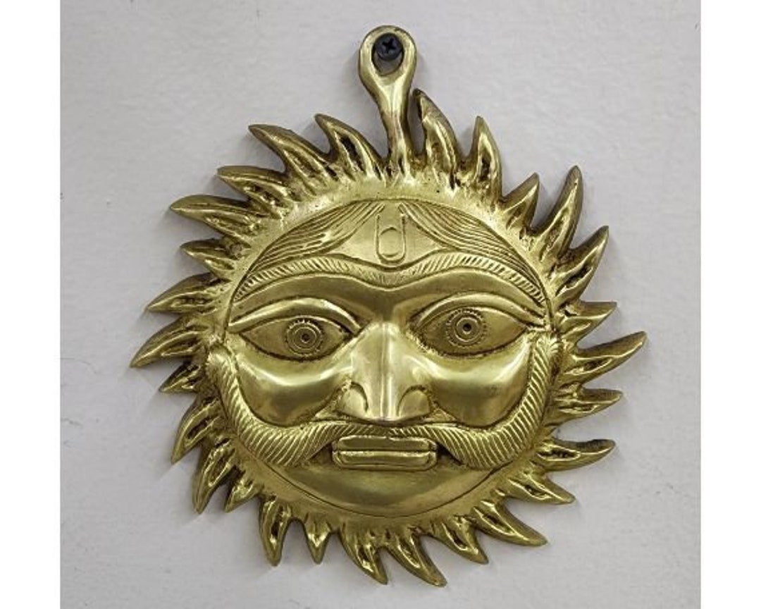 Buy Surya Face Wall Hanging for Home & Office Decor Wall Mount Online ...