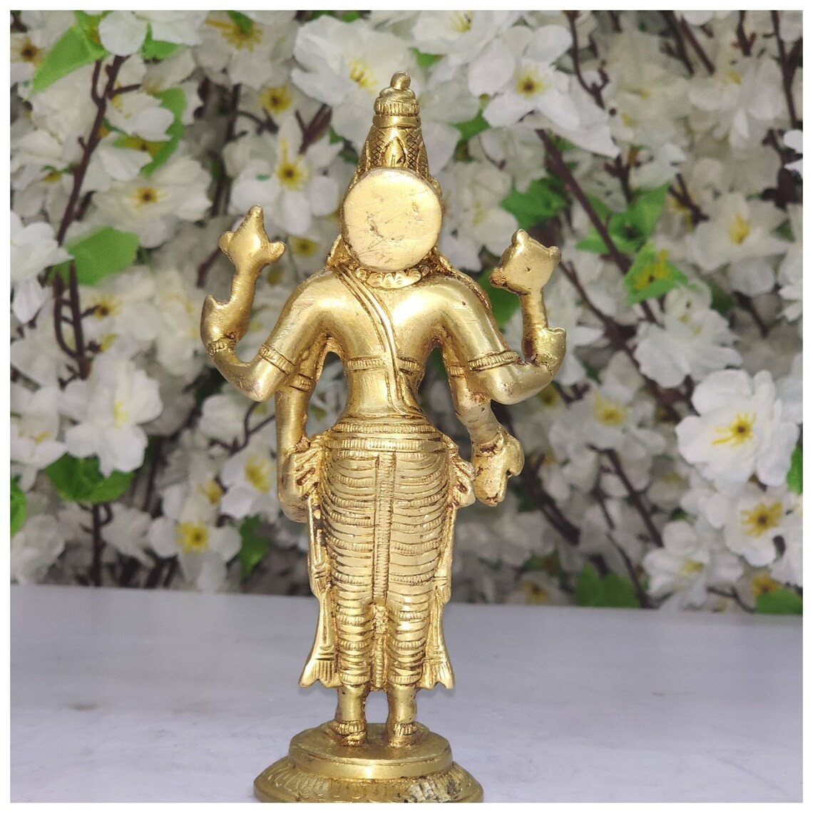 Lord Vishnu Statue in Brass Indian God Statue Vishnu Idol - Etsy
