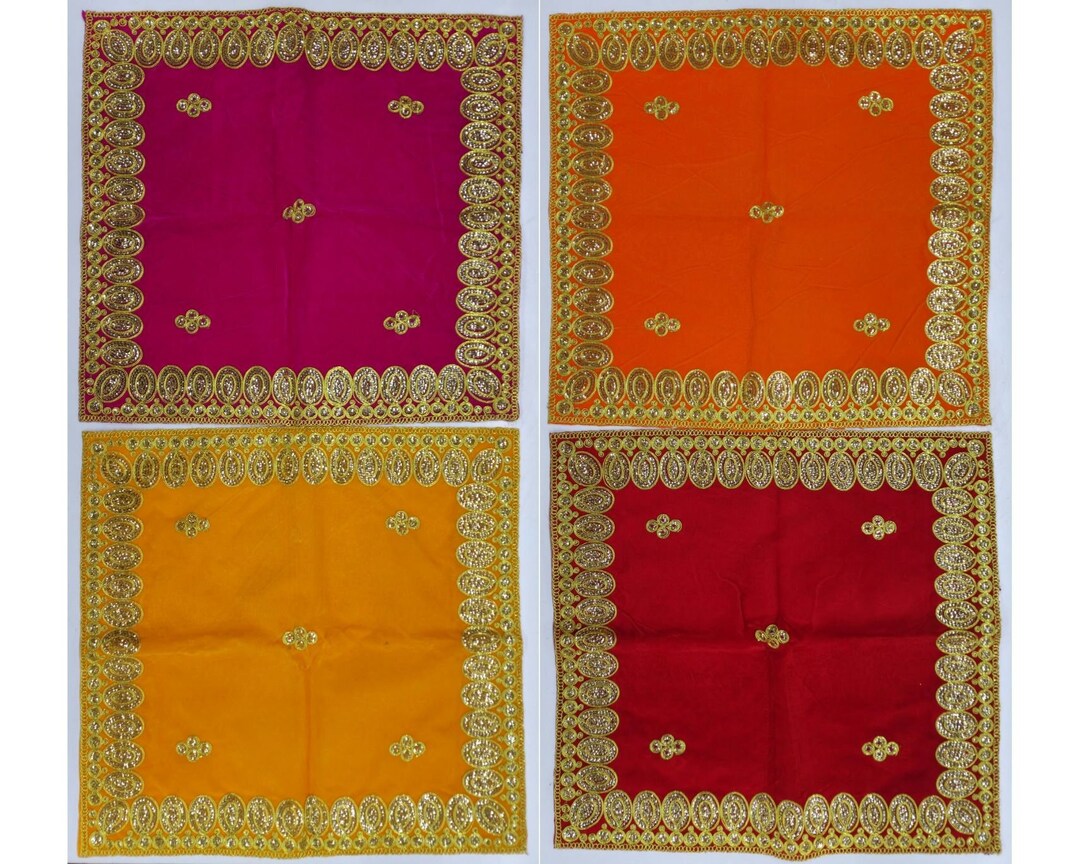 God Sitting Mat Indian Pooja Decor Goddess Sitting Mat Pooja Items ...