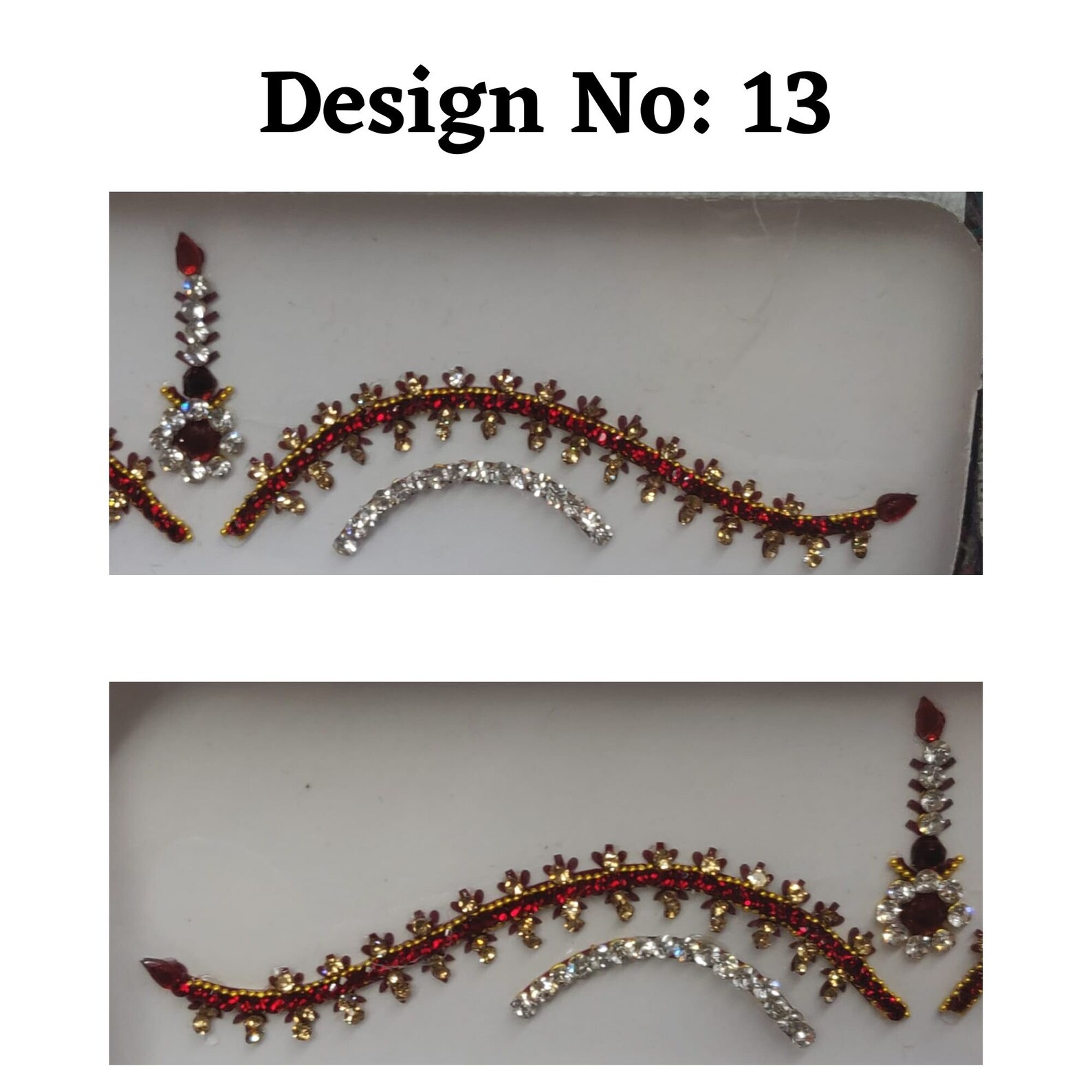 Long Bindis Indian Bridal Bindi Decorative Bindis Temporary - Etsy