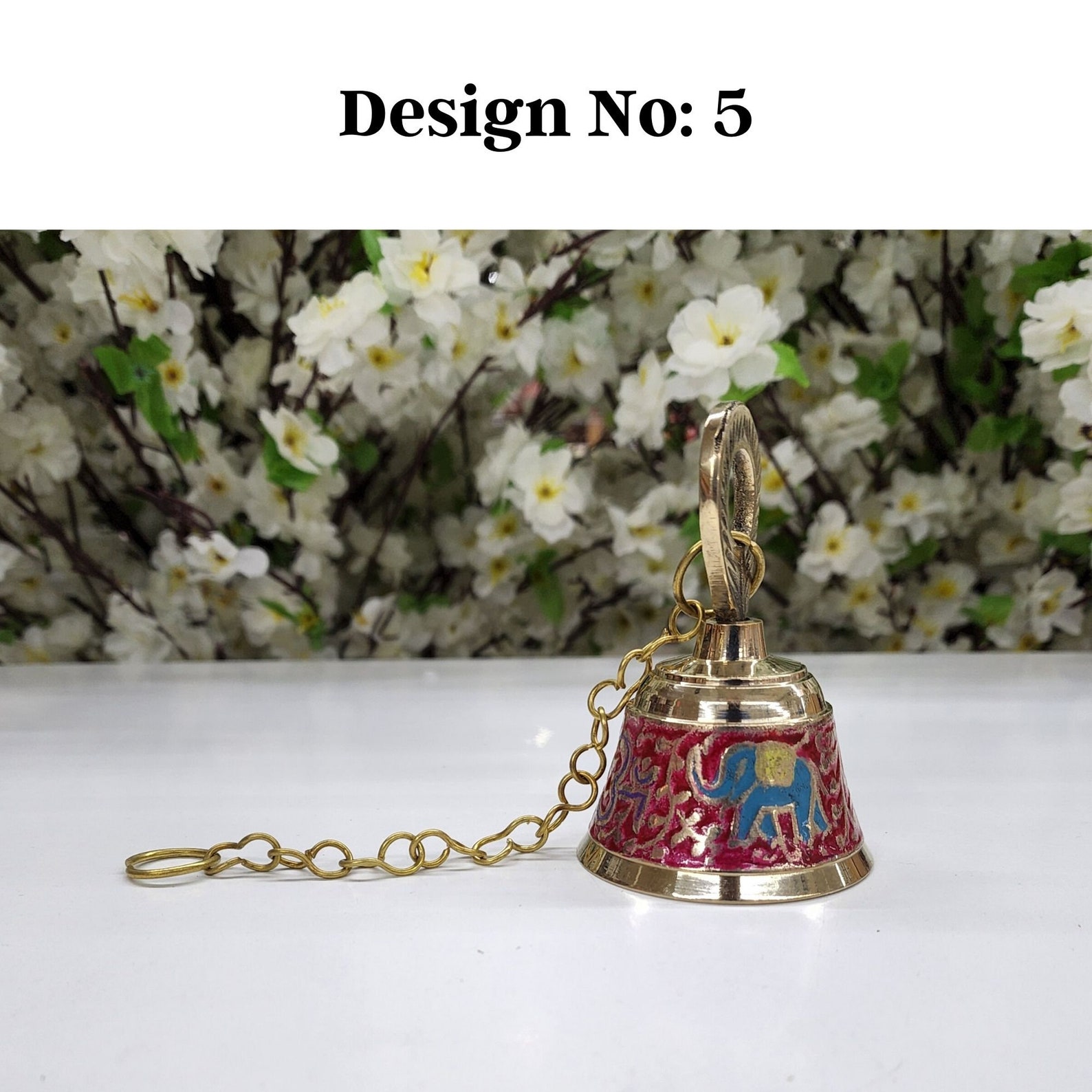 Brass Hanging Bell Small Bell for Temple Mandir Altar - Etsy