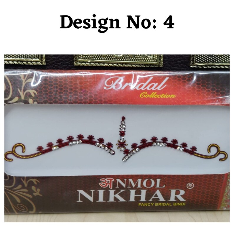 Indian Bridal Colorful Bindi Antique Long Bindis Bollywood - Etsy