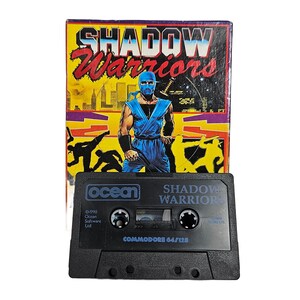 Boxed Commodore 64/128 Retro Arcade Fighting Game Shadow Warrior ...