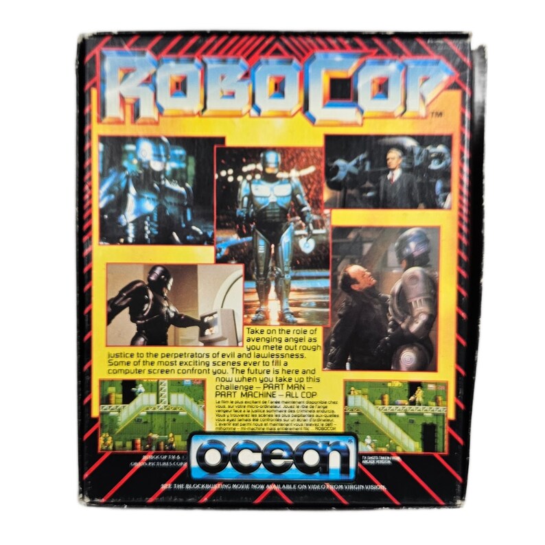 Robocop Shooting Vintage Arcade Game for Commodore 64/128, Retro Easter ...
