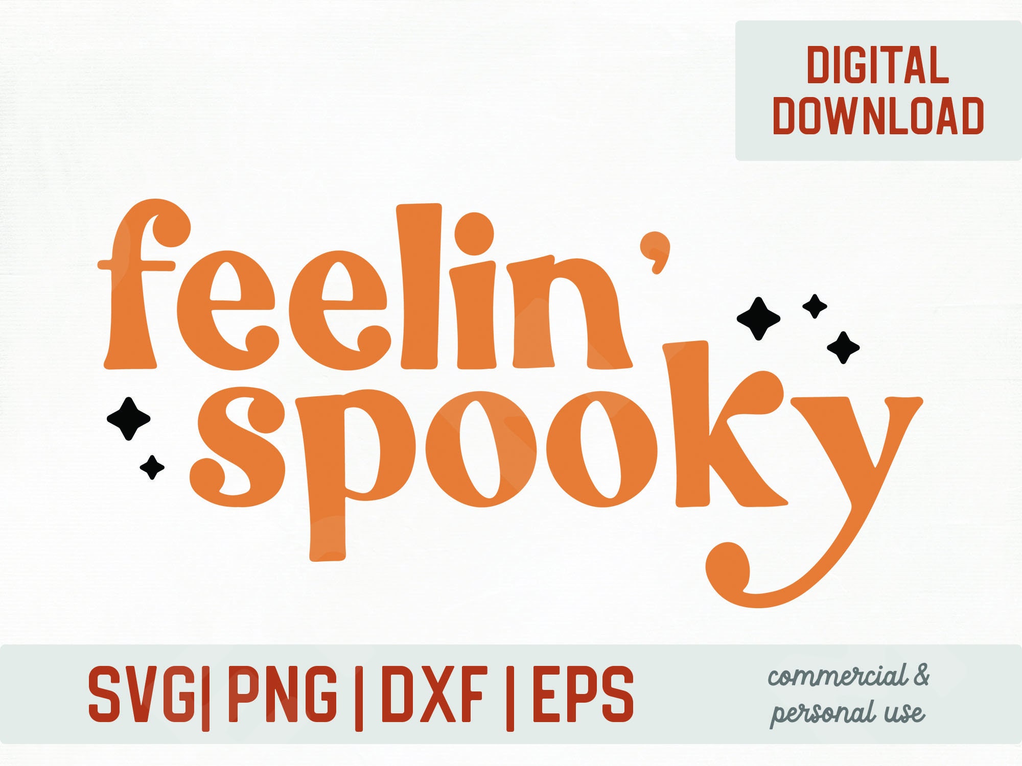 Feeling Spooky Svgspooky Svg Cut Filehalloween Quote - Etsy UK