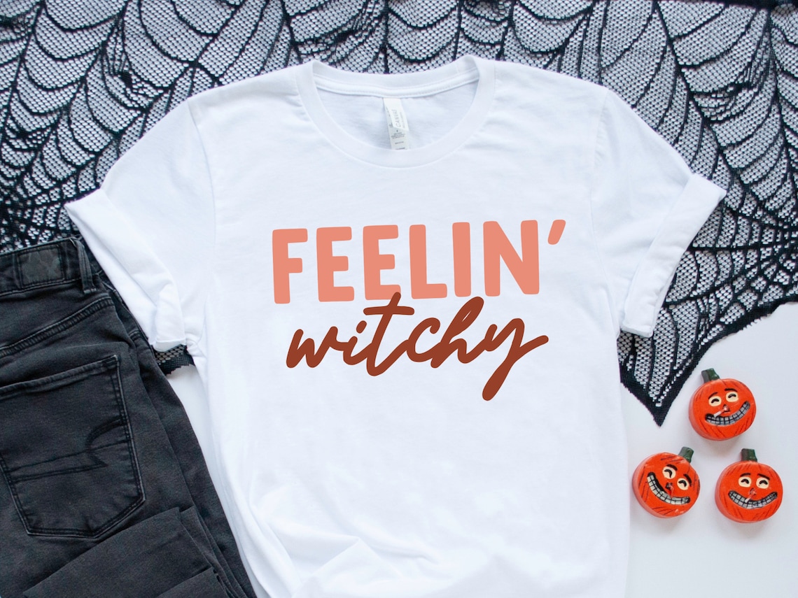 Feeling Witchy Svg Cut File Witch Svg Fall Shirt - Etsy