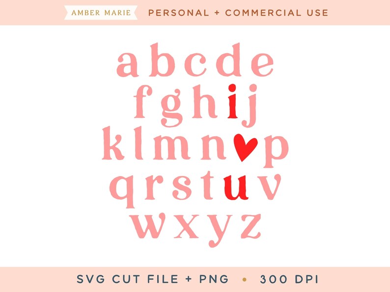 Valentine Alphabet SVG Cut File,retro Valentines Day Svg, Valentines ...