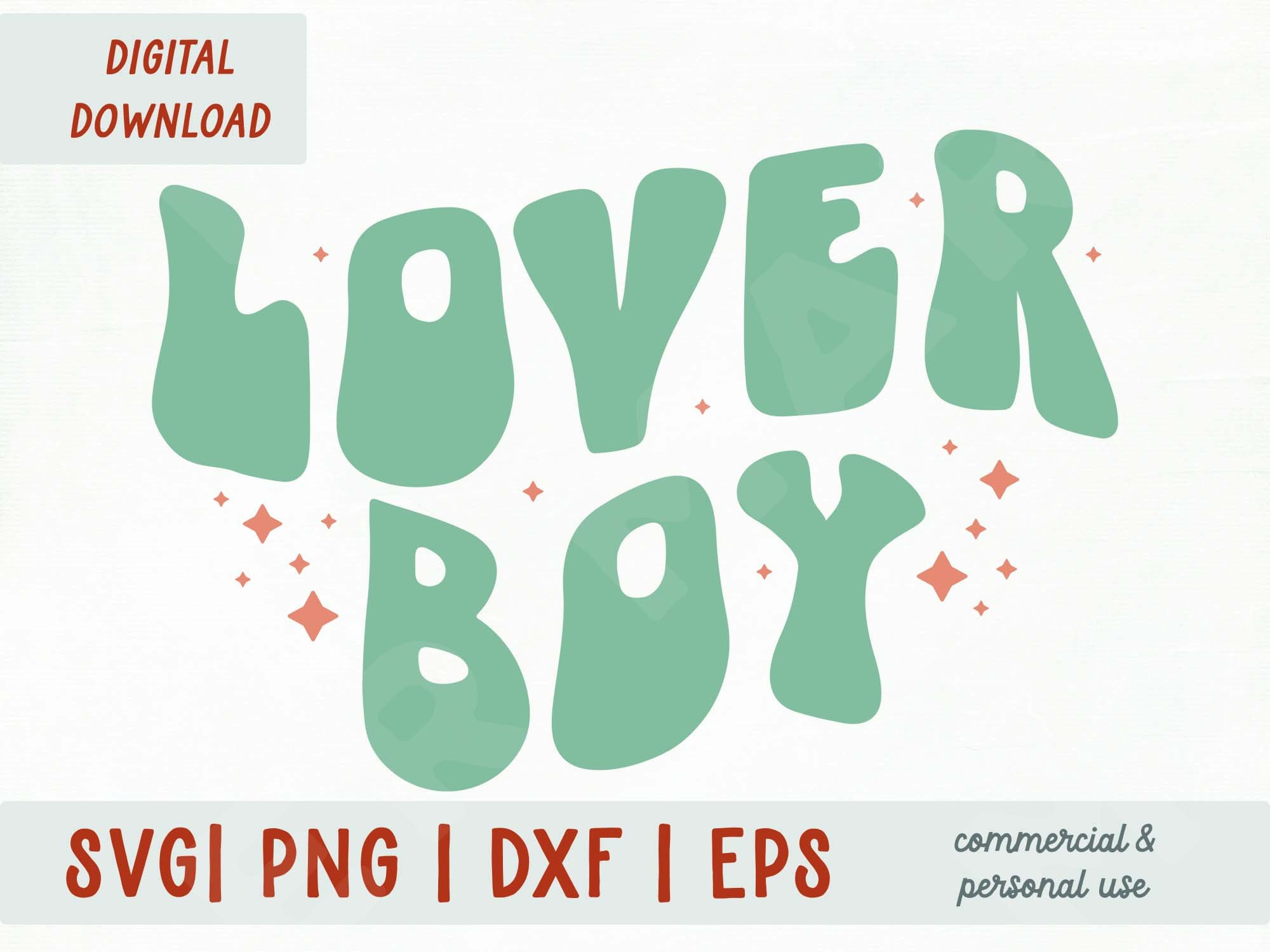 Lover Boy SVG Cut Fileretro Valentines Day Svg Vintage | Etsy