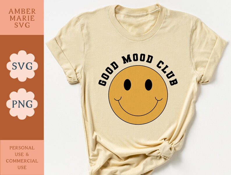 Good Mood Club Svg Happy Svg Self Love Svg Affirmation Svg - Etsy