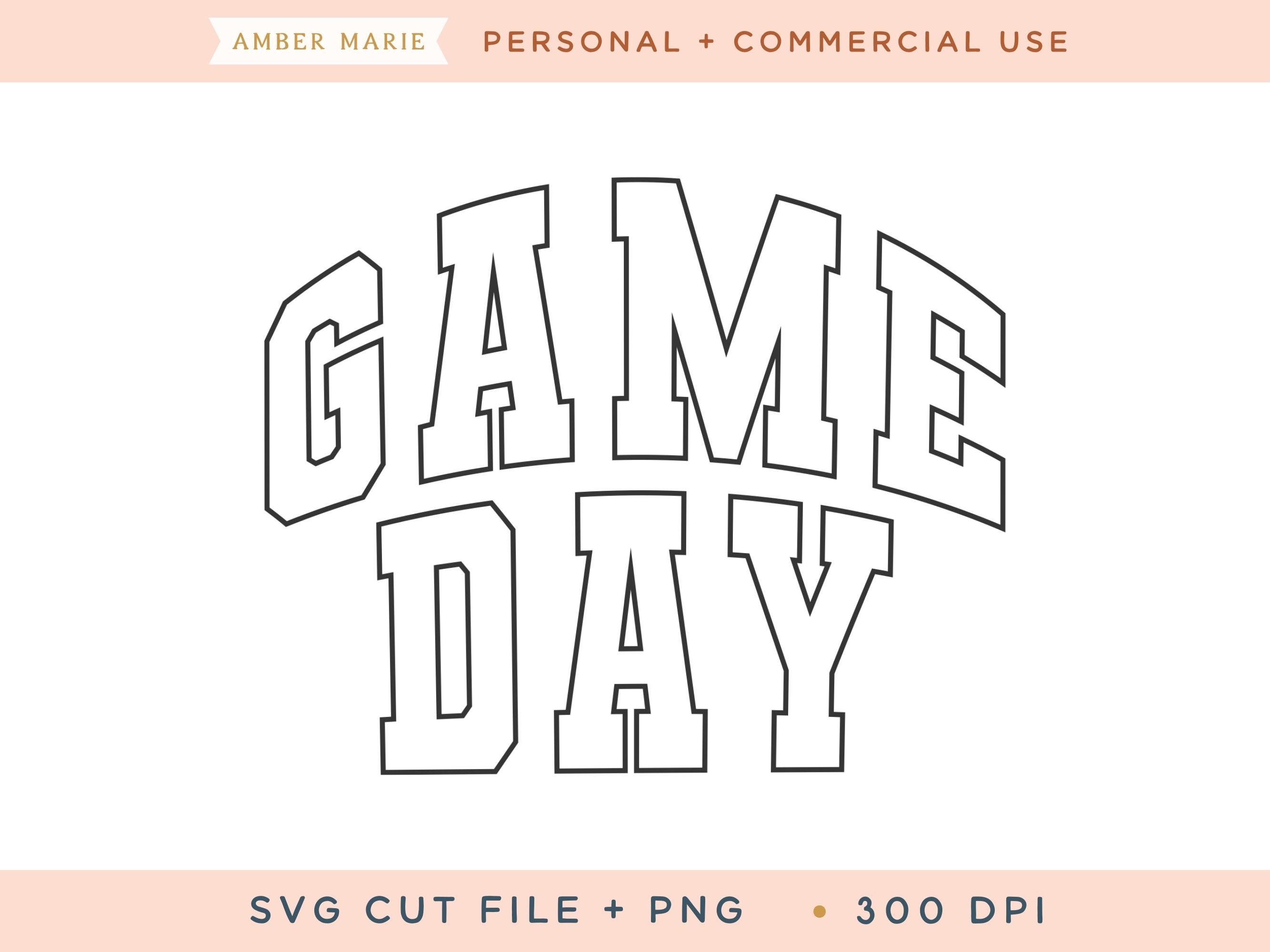 Game Day SVG Cut File, Sports Png, Football Png, Game Day Football Png ...