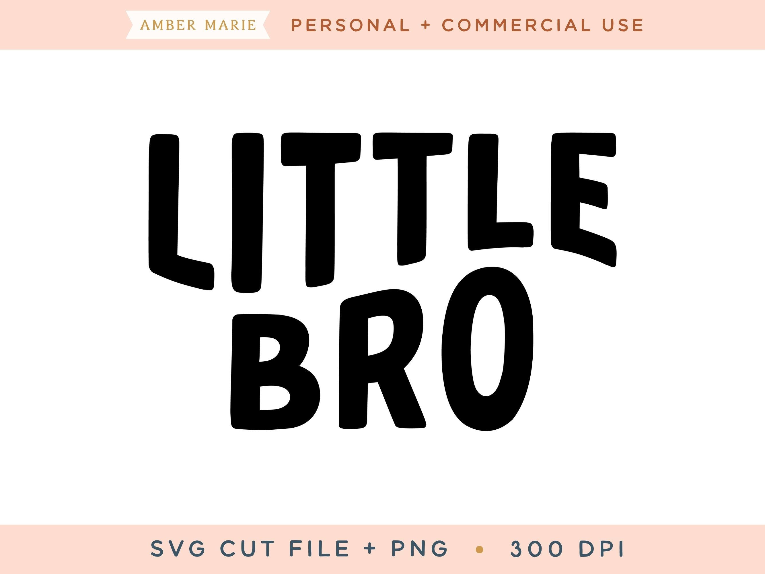 Little Bro SVG Cut File, Pregnancy Announcement Svg,toddler Boy Shirt ...