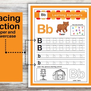 ALPHABET TRACING Worksheets | ABC Letters Printable | Back to School ...