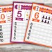 NUMBER TRACING Worksheets | Numbers Printable | Halloween | Preschooler ...