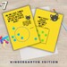 Worksheet for Kids, Learn Numbers 1-7, Kindergarten Edition, Happy Cat ...