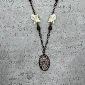 Real Rodent Mandible and Mink Vertebrae Necklace. Made With Bronze ...