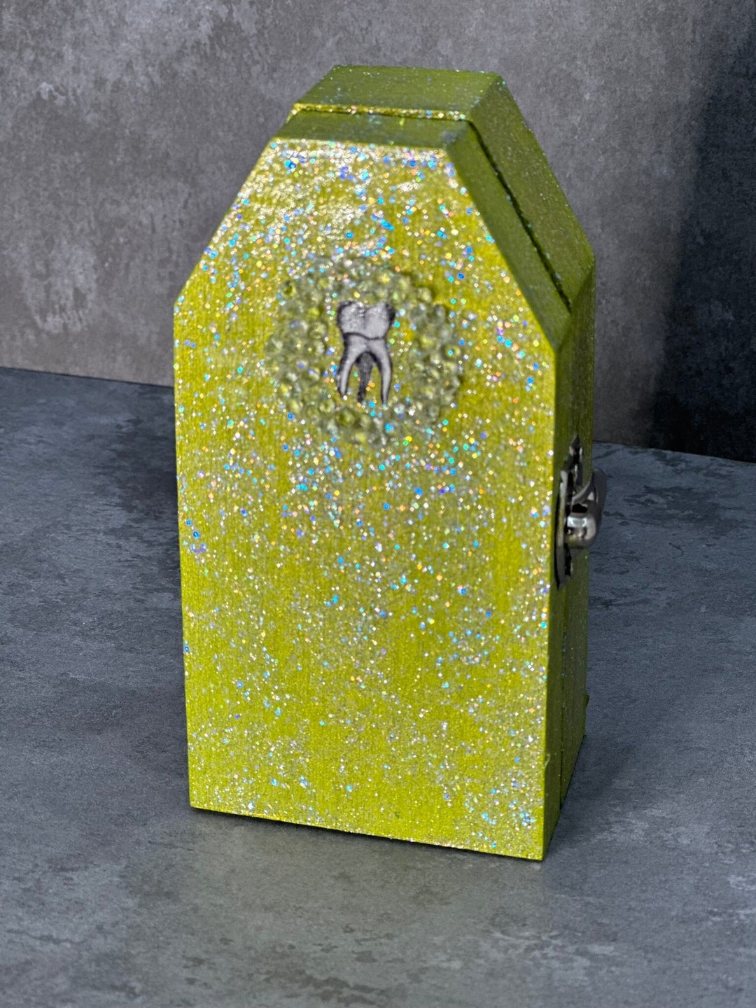 Wooden Green tooth Fairy Coffin Box With Latching Lid - Etsy