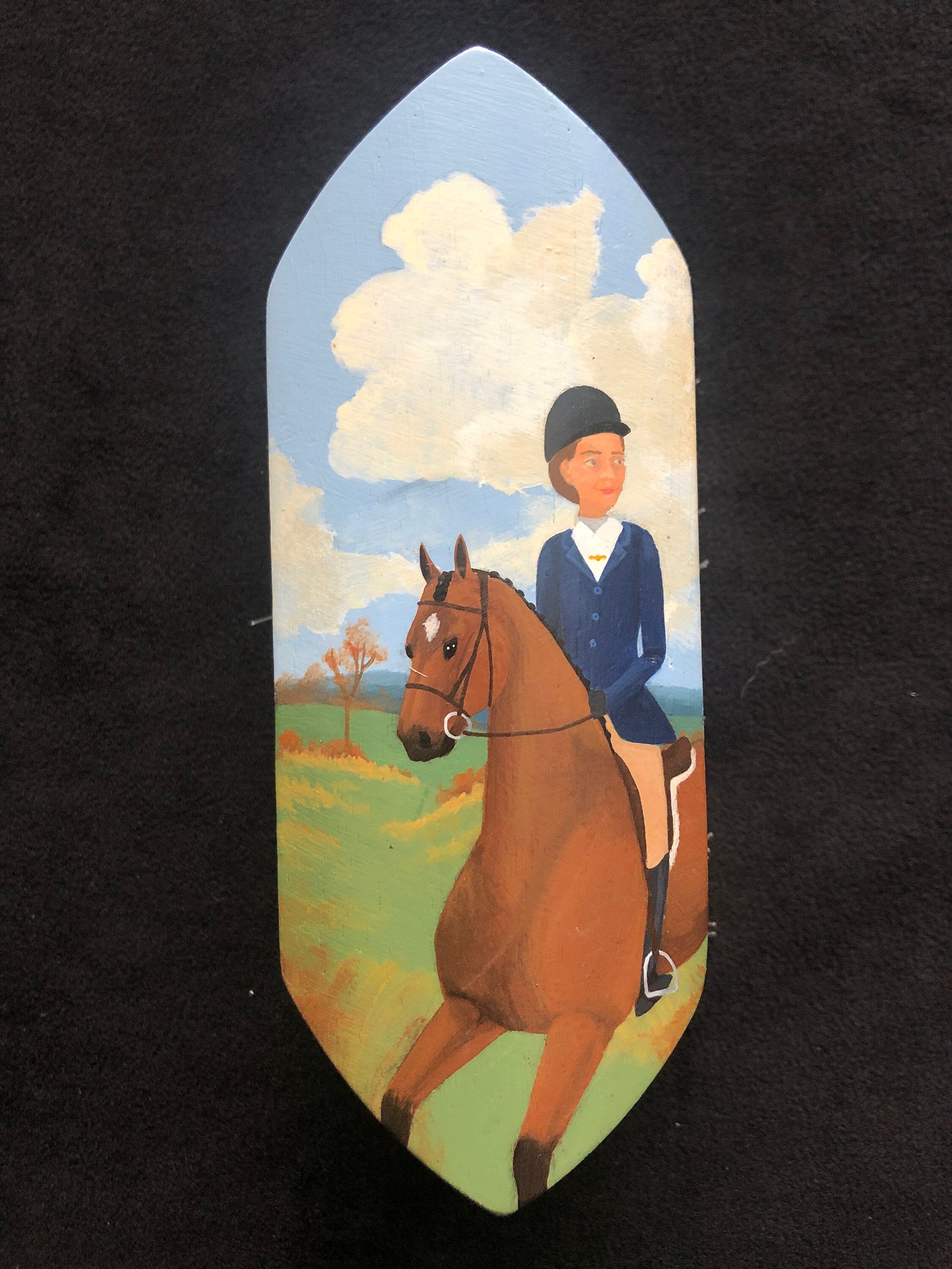 Custom Painted Horse Brush - Small Body Brush - Etsy