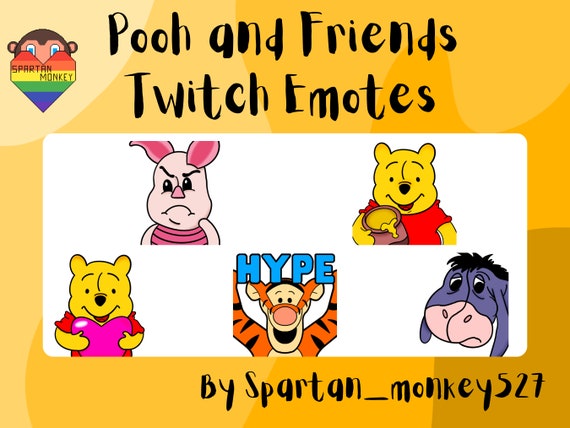 Pooh and Friends Emotes - Etsy