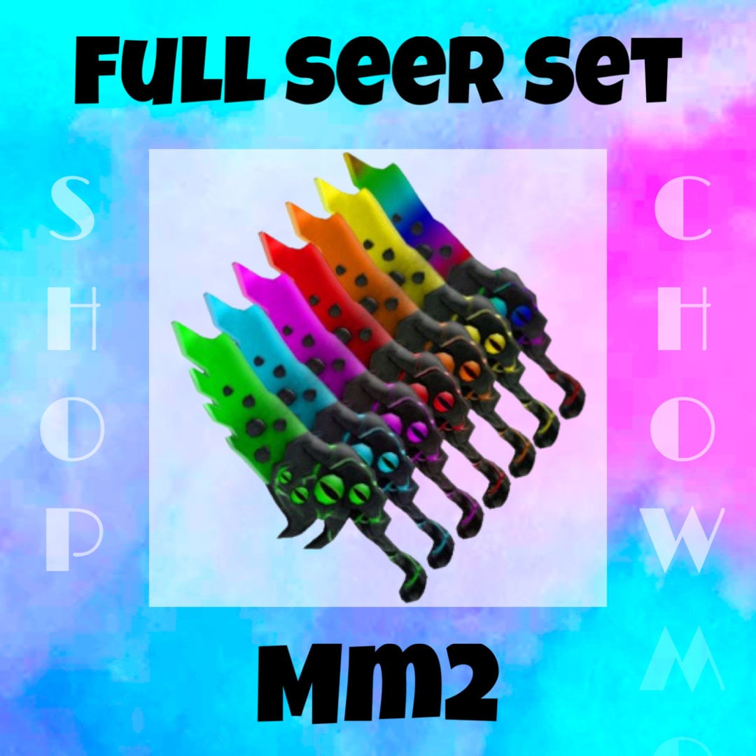 Adopt Me MM2 Full Seer Set Murder Mystery 2 Roblox - Etsy Canada