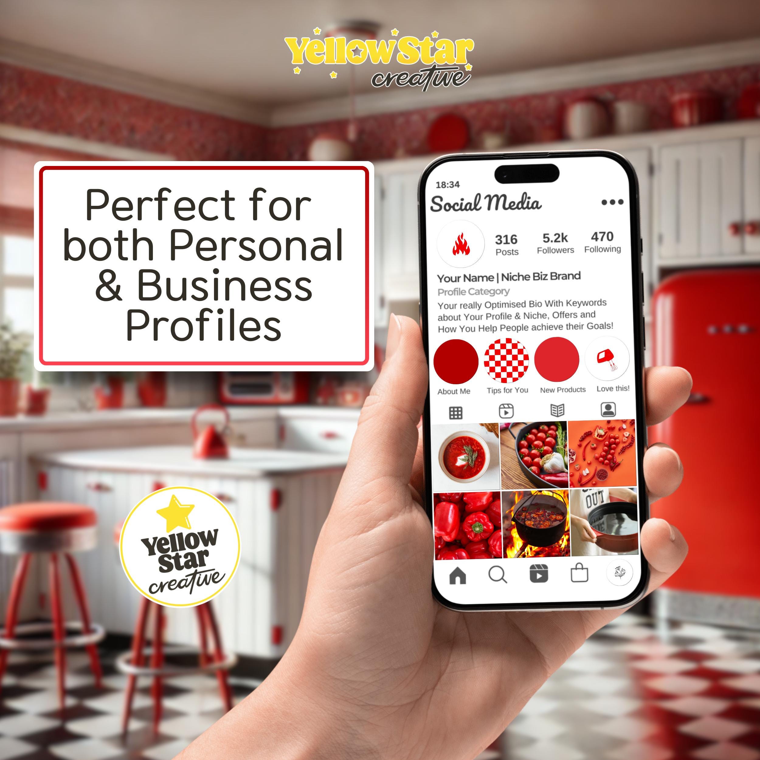 Red Instagram Highlight Covers, 744 Red Aesthetic Instagram Stories ...