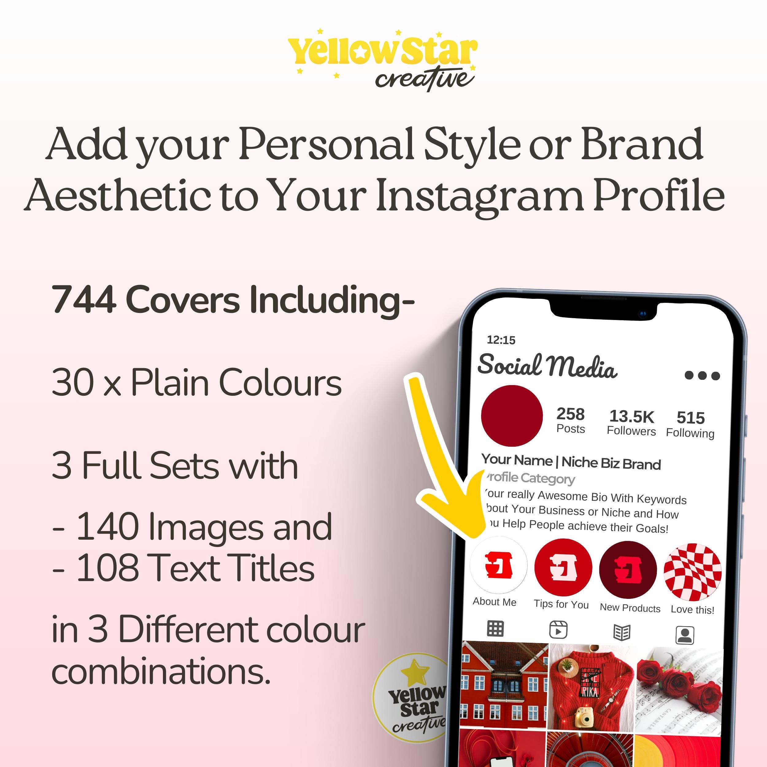 Red Instagram Highlight Covers, 744 Red Aesthetic Instagram Stories ...