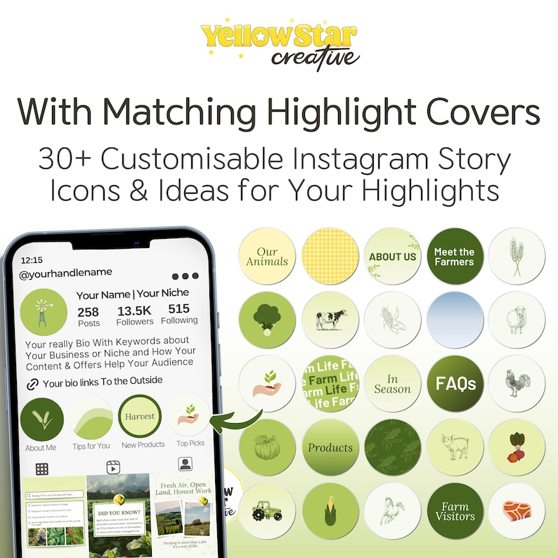 Agriculture Business & Farming Social Media Posts Canva Designs. 50 ...