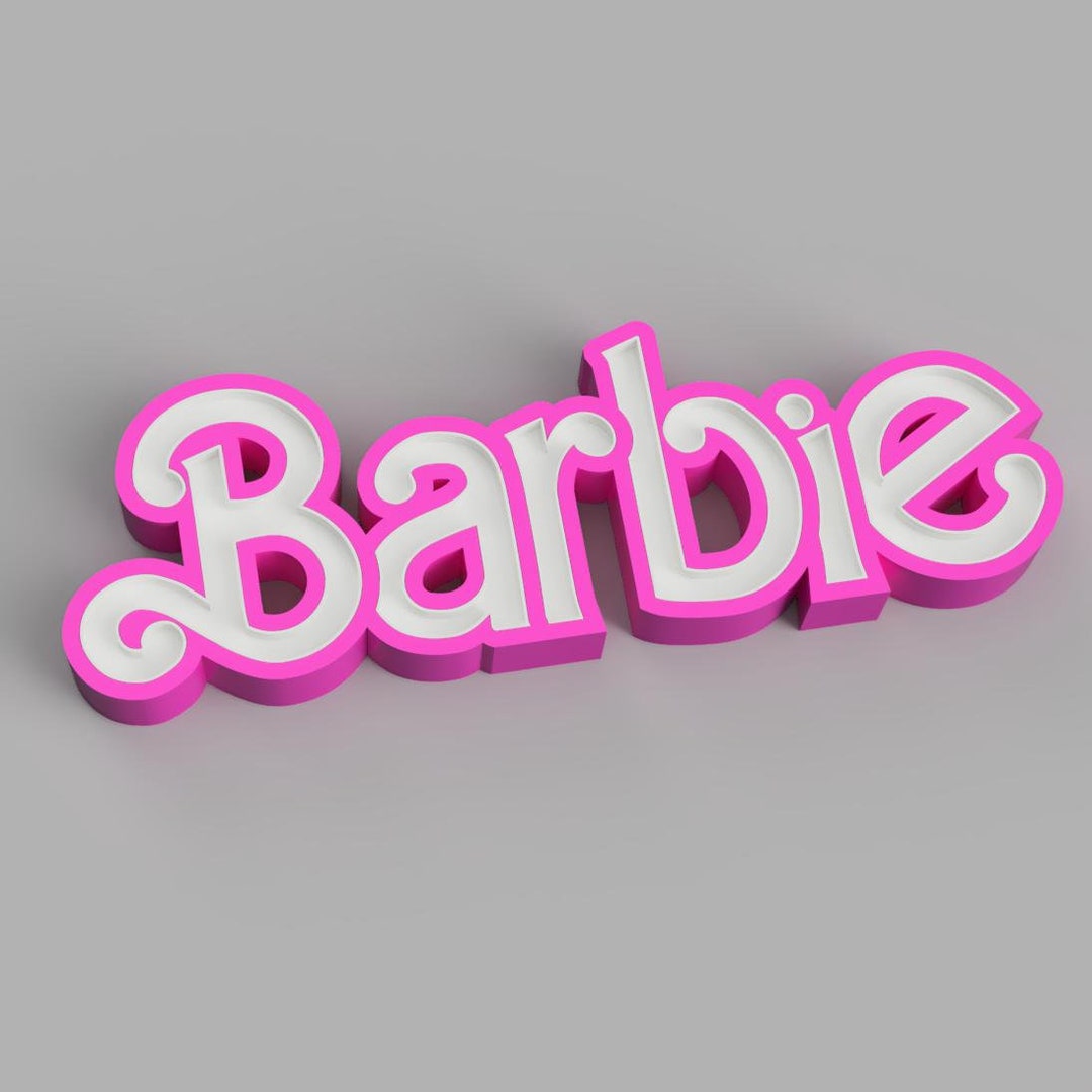 NAMELED BARBIE - STL Files for Led Lamp 3D Printing - Etsy
