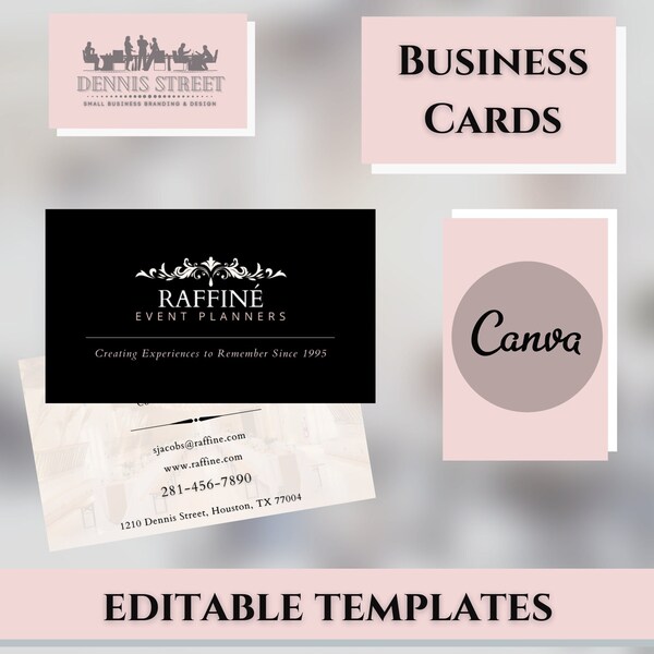 Event Planning Business Cards - Etsy