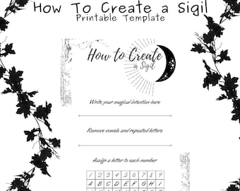Sigil Template - Etsy