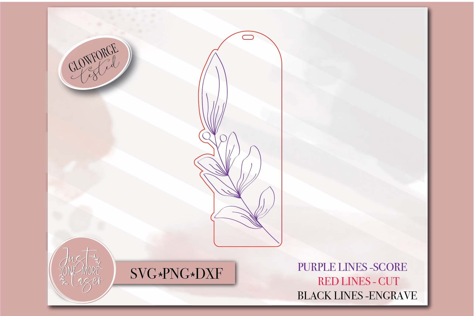 Floral Bookmark Svg Laser Bookmark Svg Custom Bookmark Svg - Etsy