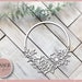 Floral Wreath Round Laser Cut File Svg, Floral Frame Svg, Glowforge ...