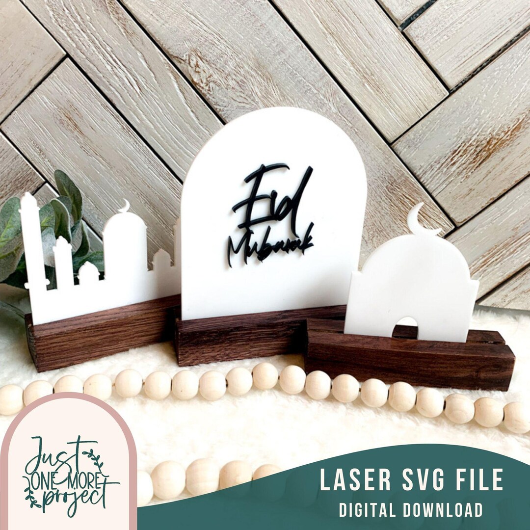 Eid Decor Bundle Svg, Mosque Svg, Ramadan Mubarak Svg, Eid Mubarak Svg ...