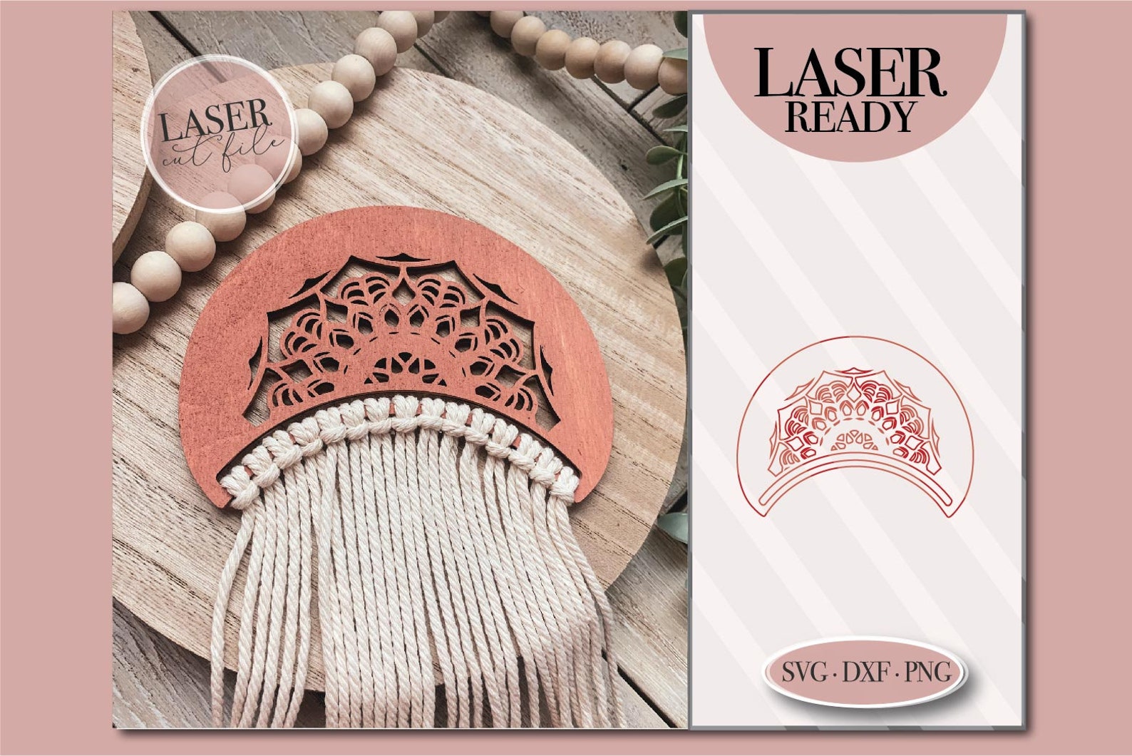 Macrame Wall Hanging Svg Boho Macrame Svg Macrame Cut File | Etsy