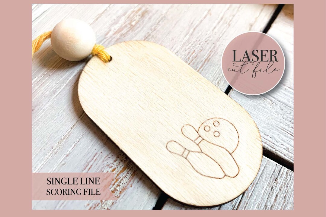 Bowling Name Tag, Bowling Laser Cut File, Bowling Pin Svg, Bowling ...