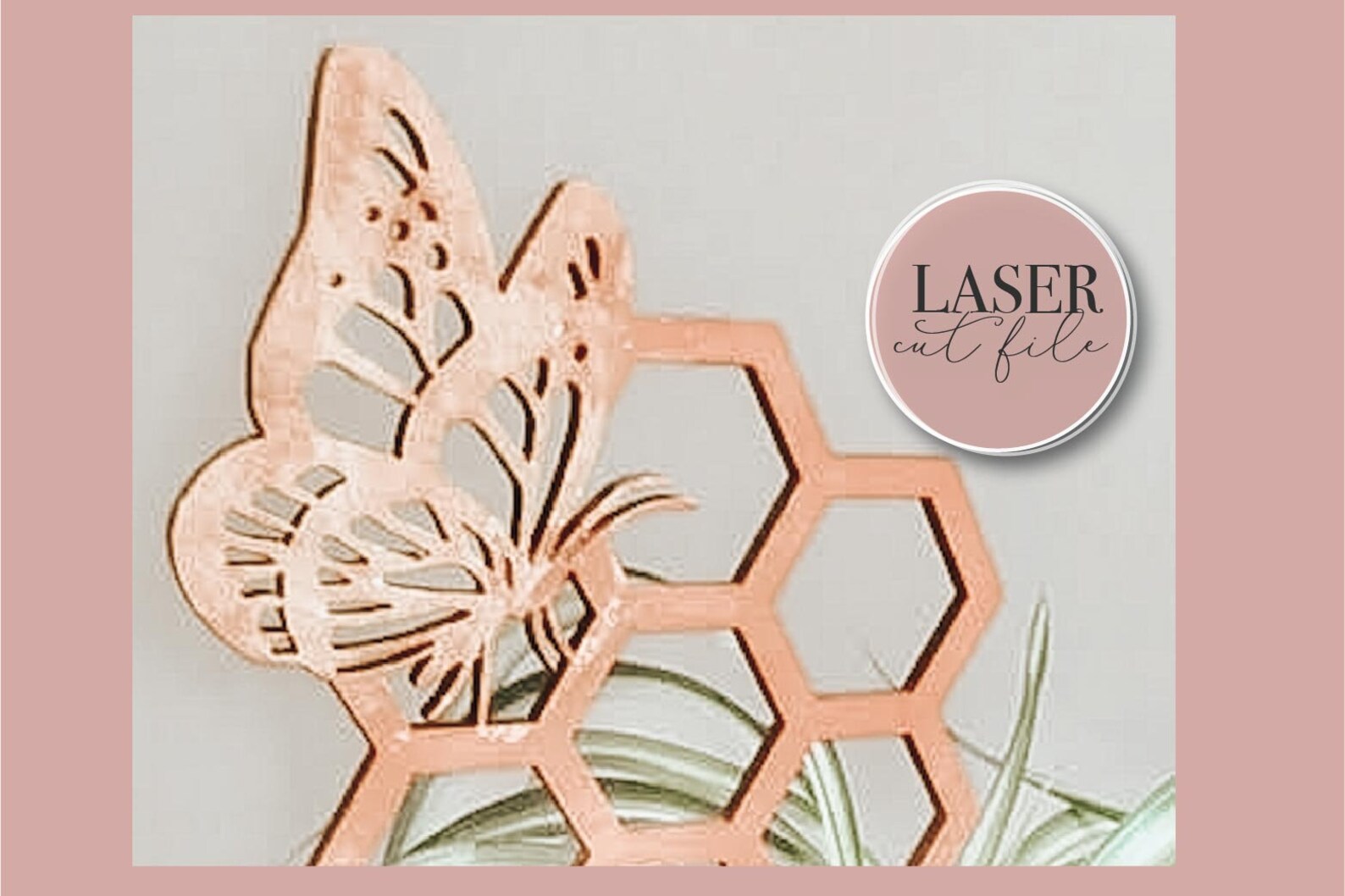 Butterfly Trellis Plant Stake Svg, Boho Plant Trellis, Houseplant ...