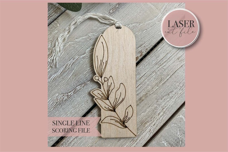 Floral Bookmark Svg Laser Bookmark Svg Custom Bookmark Svg - Etsy