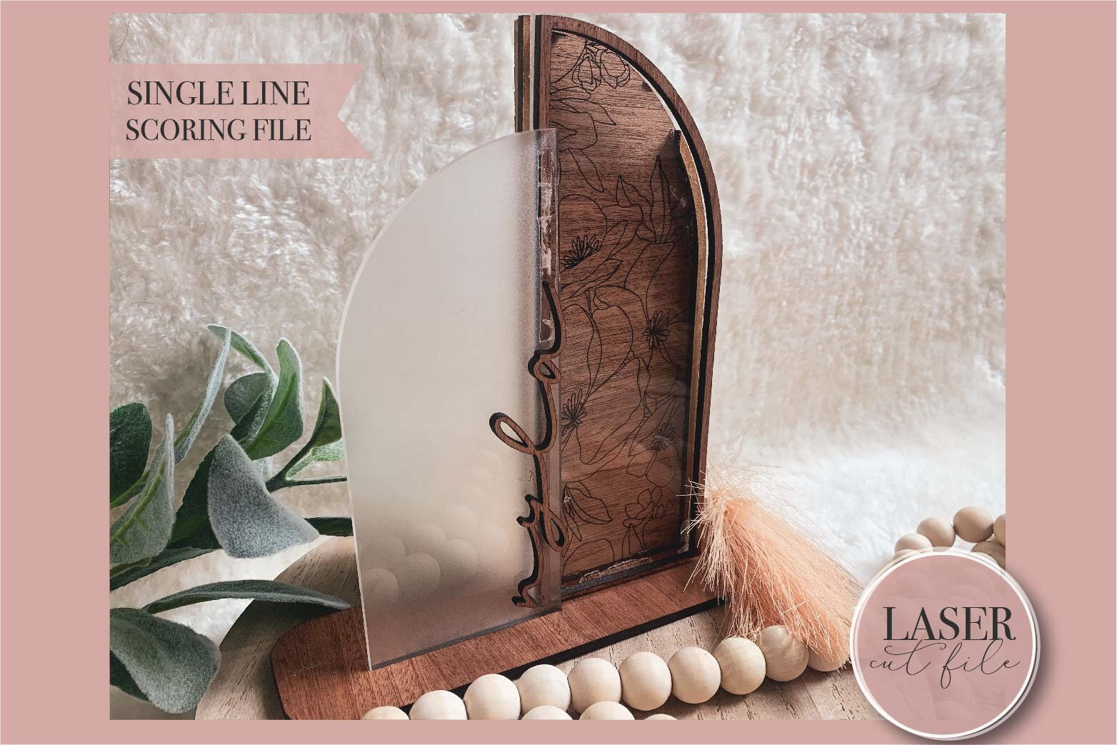 Boho Arch Coin Bank Svg Coin Bank Laser Svg File Boho Money - Etsy