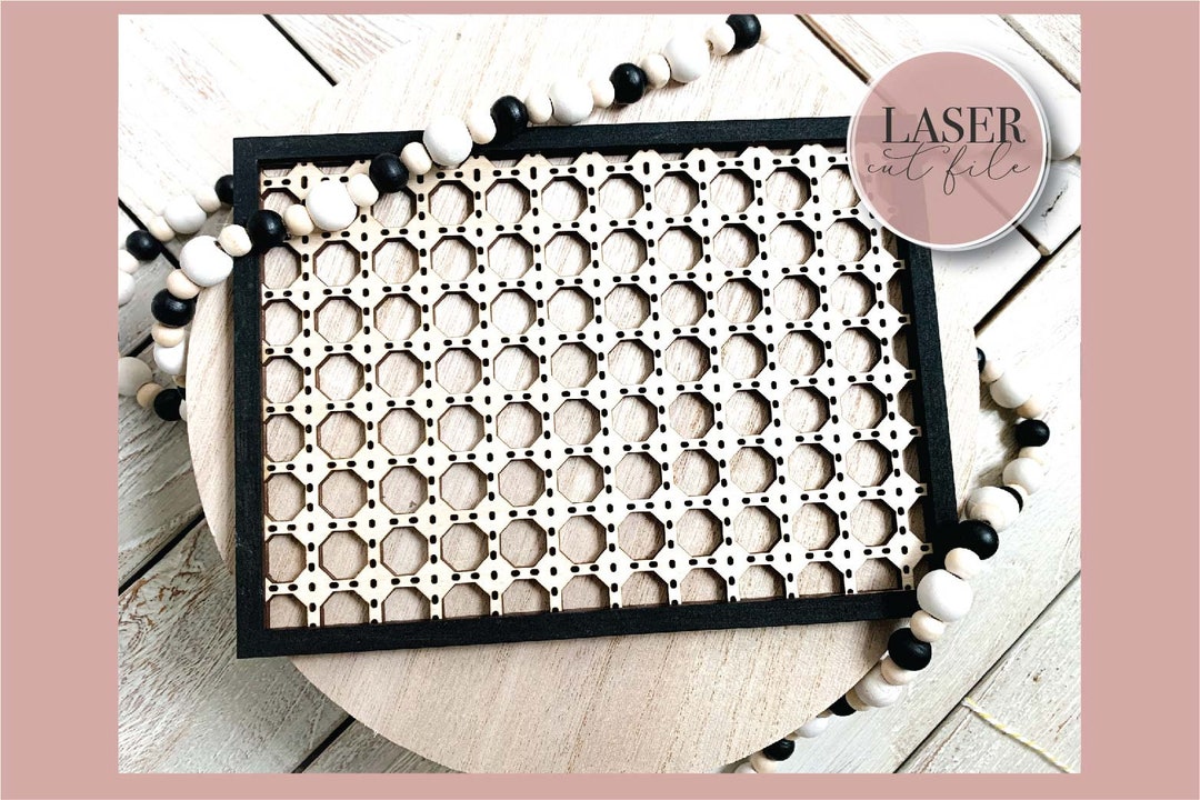 Rattan Frame Svg, Rattan Svg, Rattan Laser Svg, Cane Weave Svg, Cane ...