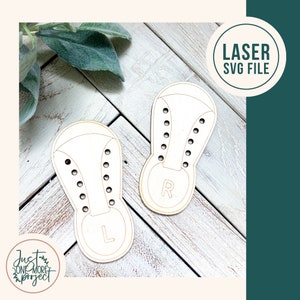 Shoe Lace Practice Svg, Montessori SVG Laser Cut Files, Shoe Lace Board ...