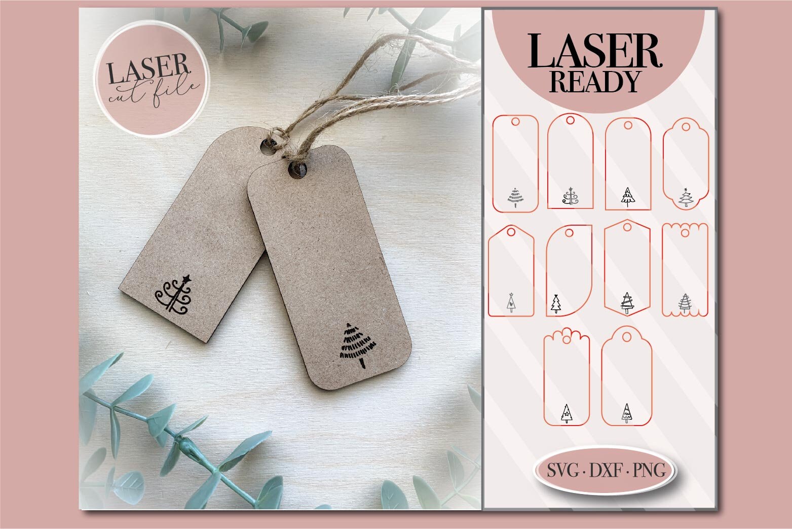 Christmas Gift Tags Bundle Gift Tags Svg Holiday Gift Tags - Etsy