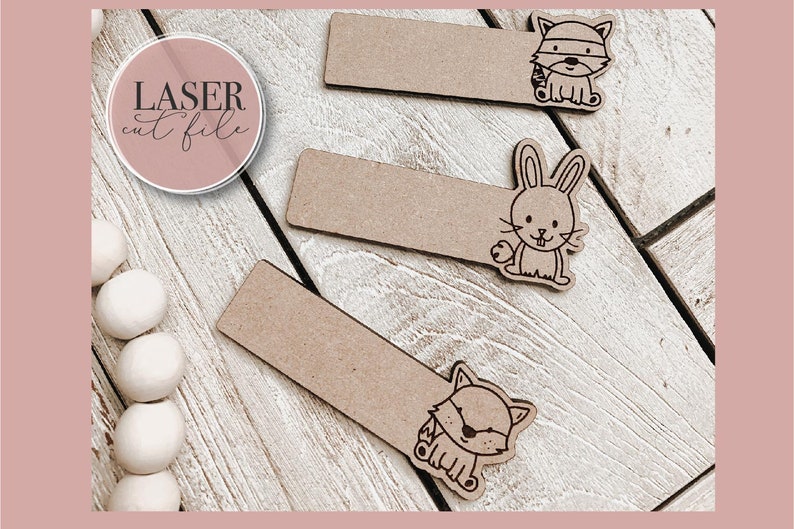 Woodland Animals Name Tags Svg Woodland Animal Svg Name Sign - Etsy