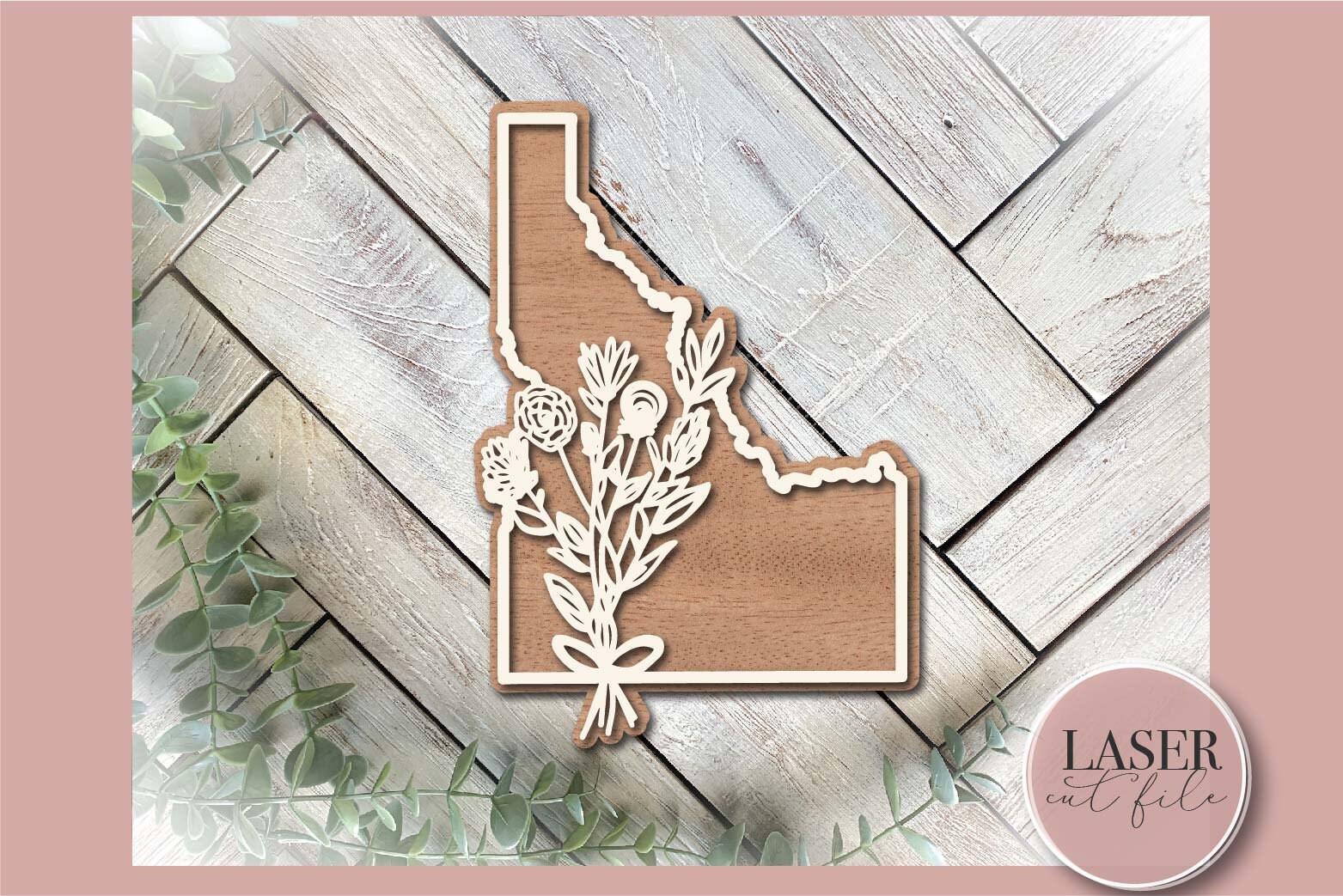 Idaho Floral Svg Idaho Flower Svg Idaho Wall Art Svg - Etsy
