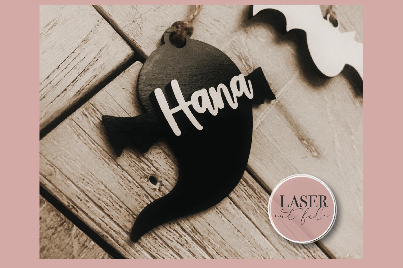 Halloween Bag Tags Laser Boo Basket Tags Laser Cut File - Etsy