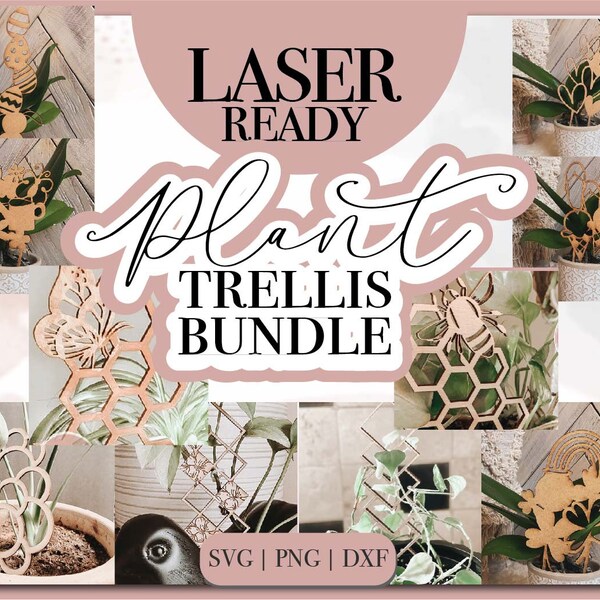 Laser Plant Trellis Svg - Etsy