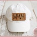 Mama Leather Patch Svg, Mom Hat Patch Svg, Leather Hat Patch Svg, Faux ...