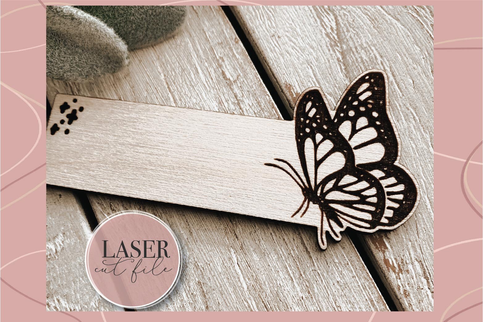 Butterfly Name Sign Svg Rectangle Frame Svg Butterfly Frame | Etsy