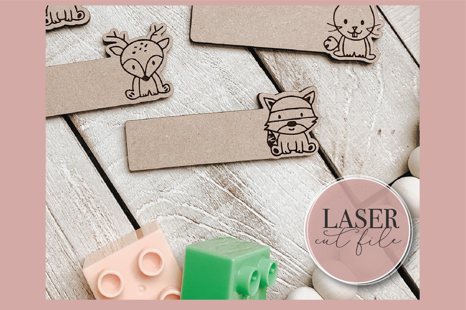 Woodland Animals Name Tags Svg Woodland Animal Svg Name Sign - Etsy