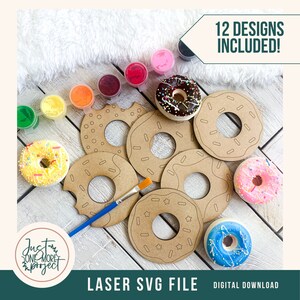 Donuts Diy Craft Kits, Donut DIY Paint Kit, DIY Paint Kit Svg, DIY ...