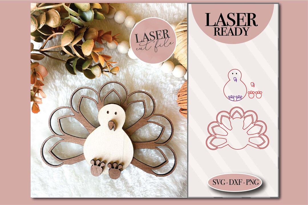 Boho Turkey Svg File Thankgiving Laser Cut File Svg Macrame - Etsy UK